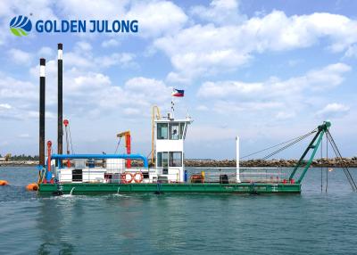 China Dredger de sucção de cortador de rio de lago personalizado JLCSD300 Auger Dredger de sucção à venda