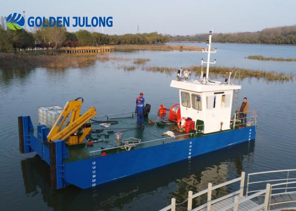Quality JULONG JLWB350 Work Boat with Propellers for Self Propulsion in Dredger Work for sale