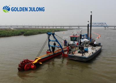 China Sand Dredging Machine Bucket Wheel Dredger with Famous Brand Engine 2500m3/h for sale