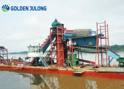 China 60 Bucket Chain Dredger River Sand Mud Dredging And Maintenance Machine Ladder Dredger 200 M3/Hr for sale