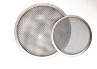 China 2inch Round Mesh Filter Disc Double Or Multi Layer Border Hemming Border for sale