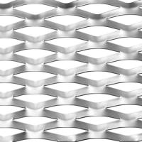 China SS Copper Aluminium Expanded Metal Mesh Heavy Type  Hexagonal Opening for sale