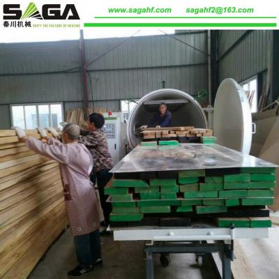 China Radio Wood Drying Vacuum Chamber For Timber Drying With Radio Frequency Heating for sale