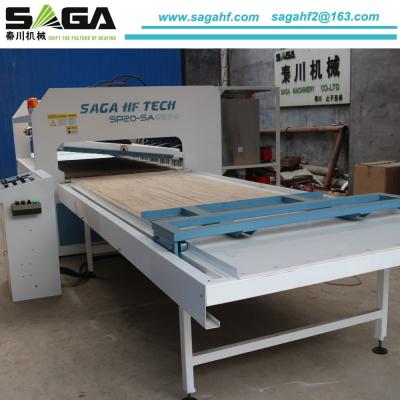 China Wood Board Edge Joining Press Machine Radio Frequency Hydraulic Clamping carrier for sale