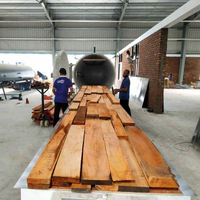 China High Frequency Vacuum Wood Drying Machine Timber Dryer Oven 3-13M3 for sale