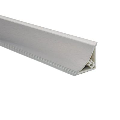 China Concave aluminum foil brushed pvc countertop plinth for sale