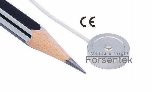 low profile compression force transducer 1kN 500N 200N 100N 50N