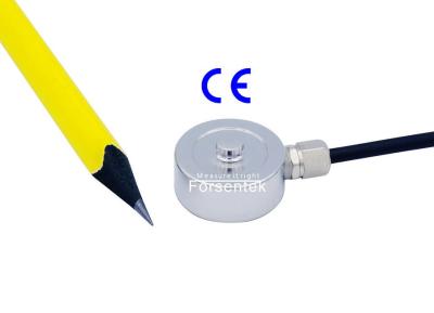 China Small Compression Load Cell 50kg Miniature Compression Force Sensor 500N for sale