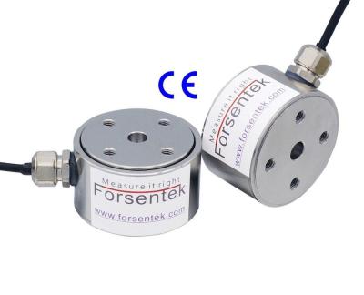 China Flange to Flange Load Cell 500kg Press Force Sensor 5kN Thrust Force Measurement en venta
