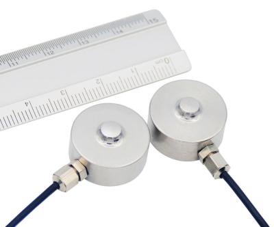 China Miniature Compression Load Cell 10kN 20kN Small Button Load Cell With 20mm Diameter for sale