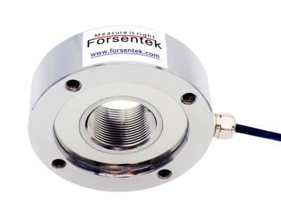 China Donut Load Cell 500kg 1000kg Thru-hole Tension Compression Sensor 2t 3 ton 5t for sale
