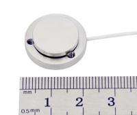 China Micro Button Type Compresion Force Load Cell 0-50kgf With Flat Surface for sale