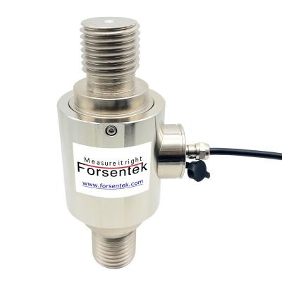 China Rod End Inline Load Cell 1000kN Traction Compression Force Transducer 500kN en venta