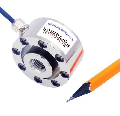 China Pancake Load Cell With M10 Threaded Hole For Tension Compression Force Measurement en venta