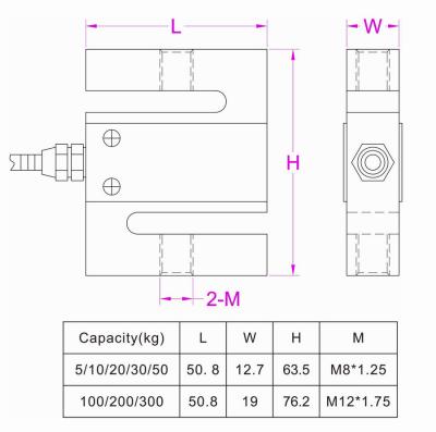 China Tipo sensor de S de la compresión de la tensión del transductor de la fuerza del s-haz de la célula de carga FS6A/FS6B en venta