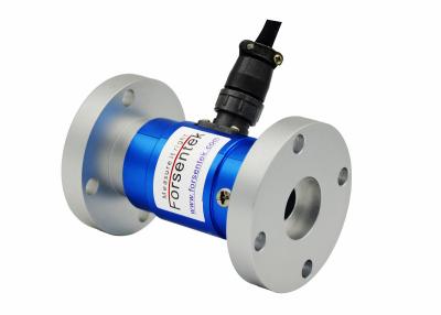 China Flange to flange reaction torque meter 0-100NM thru-hole torque load cell à venda