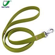 China Heavy Duty Waterproof Green Flexi PVC  Poly Coated Nylon Dog Leash for sale
