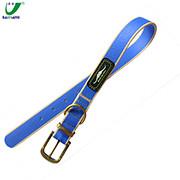China TPU Polyurethane Leather Texture Dog Collar for sale
