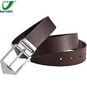 China Custom Logo Printing Designer Large Brown Mens Luxury Leather Dress Formal Belts for Men for sale