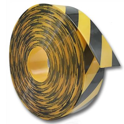China Yellow and Black Smooth Glossy Custom Printing TPU Coated Nylon Bag Handle Webbing for sale
