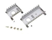 China Professional Krone Rack Mount Frame 6 Way / 11 Way For Distribution Boxes for sale