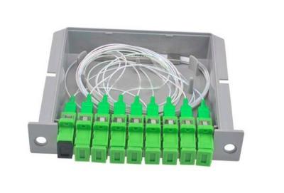China 8 Way FTTH Distribution Box 1 * 8 Insertion Type Fiber Optic PLC Fiber Optic Splitter for sale