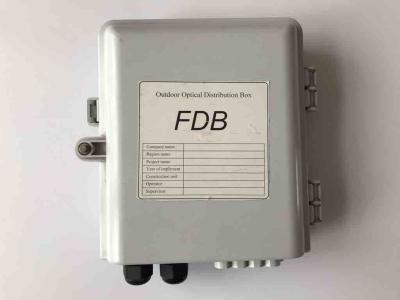 China 8 Port Wall Mount Fiber Distribution Box 8 Core Waterproof For Local Area Network for sale