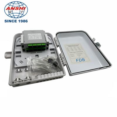 Chine Boîte de distribution de fibres en plastique SMC à 16 cœurs SC Boîte de séparateur PLC FTTH imperméable à vendre