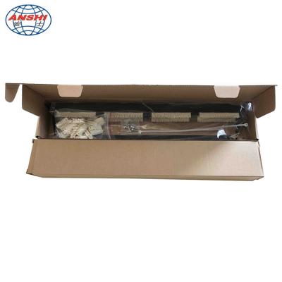 China 100% Pass Fluke Test 24 Port CAT5E Patch Panel 19 inch 110 IDC UTP Unshielded With Cable Management for sale
