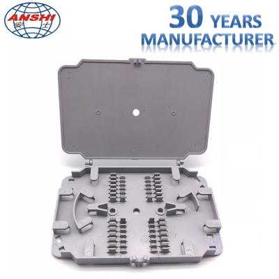 China 12 Cores ABS Plastic Splice Tray ODF Optical Distribution Frame For Distribution Box for sale