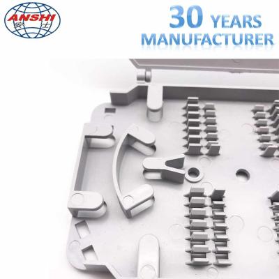 China 12 Cores ABS Plastic Splice Tray ODF Optical Distribution Frame For Distribution Box for sale