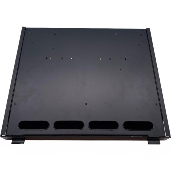 ANSHI 19 ιντσών Rack Mount Din Rail συρτάρι Φύλα Οπτικής Πίνακα 1U Φύλα Πίνακα