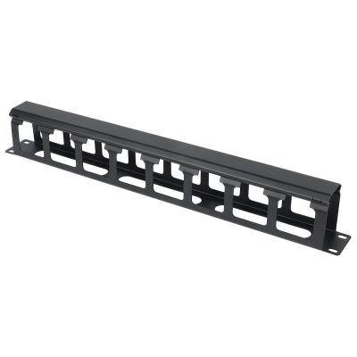 China ANSHI 19 Inch 1U 8 Port Metal Cable Management XL-4020-3A-A for sale