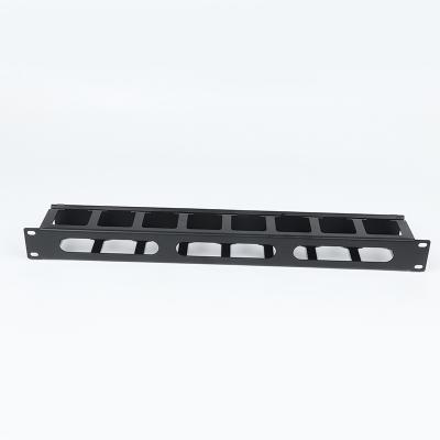 China ANSHI 19 Inch 1U 8 Port Metal Cable Management XL-4020-3A-A for sale