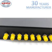 China ST Simplex And Pigtail Rack Mount Fiber Optic Patch Panel 24 Ports Fixed Type for sale