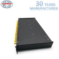 China ST Simplex And Pigtail Rack Mount Fiber Optic Patch Panel 24 Ports Fixed Type for sale