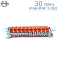 China 2810 Type Module Quick Connection Toolless 10 Pair Gel Filled Krone Compatible for sale