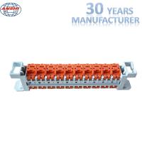 China 2810 Type Module Quick Connection Toolless 10 Pair Gel Filled Krone Compatible for sale