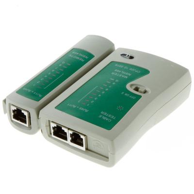 China Rj45 Rj11 Lan Network Telephone Cable Tester Light Weight For Home / Outside for sale