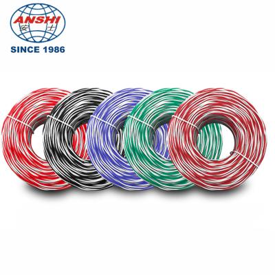 China White Red Telephone Cable 2 Core 0.5mm PE Insulated Wire for sale