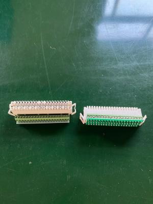 China 20 Pole Screw Terminal Block with 10 Pairs Krone Type PCB Type Disconnection or Switching Module LSA PLUS Krone for sale