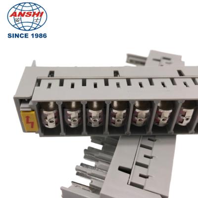China ANSHI 10 Pairs 3 Pole Gas Tube Arrester LSA Plus Module Overvoltage Protection for sale