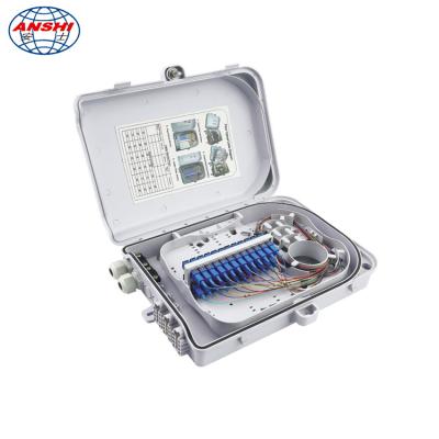 China FTTH FAT Box Fiber Distribution Box 16 Cores 24 Core 330 * 225 * 90 Light Weight / Small Size for sale
