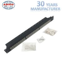 China Rack Mount Cat6 UTP Patch Panel Unshielded Modular Type With Cable Manager for sale