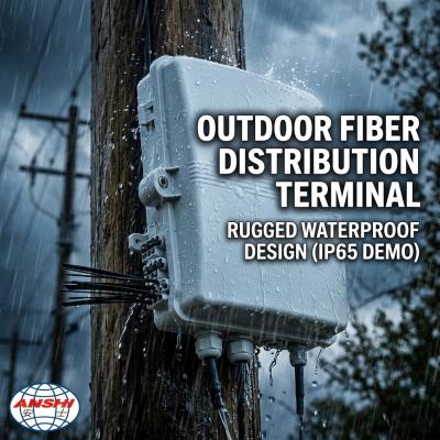 China 8 Cores Outdoor Wall Mount Fiber Distribution Box ftth distribution terminal box for sale