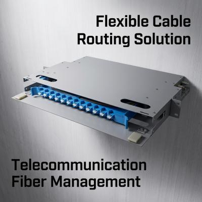 China ODF Optical Distribution Frame 24 Cores Rotatary For Telecommunications for sale
