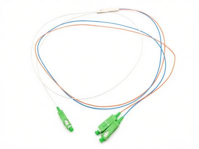 China 1x2 SC/APC PLC Fiber Optic Splitter for FTTH Networks with Compact Design for sale