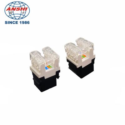 China CAT6 UTP Unshielded Keystone Jack RJ45 Network Cable Information Outlet Module for sale