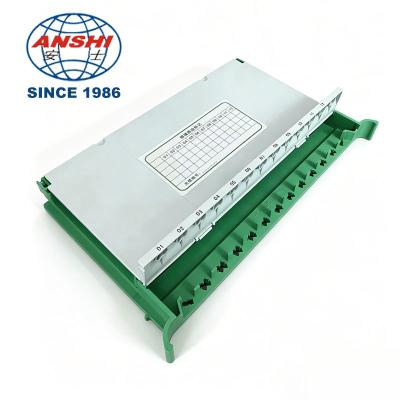 China Factory Wholesale 6 Core 12 Core Fiber Direct Splice Tray Eco-Friendly ABS Telecom V3.0 ODF Integrated Fiber Splice Tray for sale