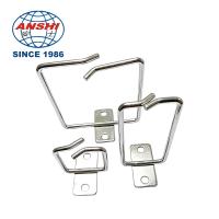 China Galvanized Steel Cable Ring, Rustproof Durable Rack Cable Management Ring, Customizable Cabinet Wiring Accessories For Data Center for sale